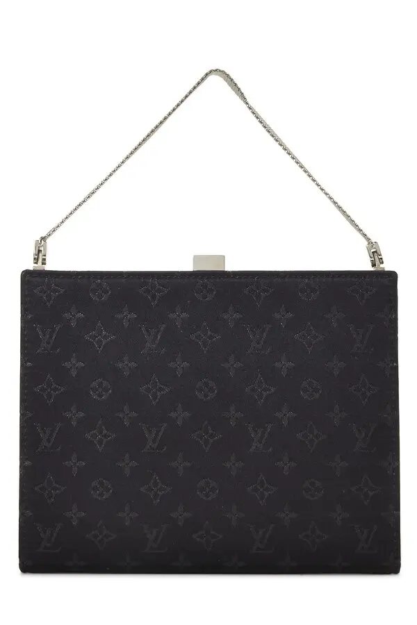 LOUIS VUITTON Monogram Satin Ange - Black