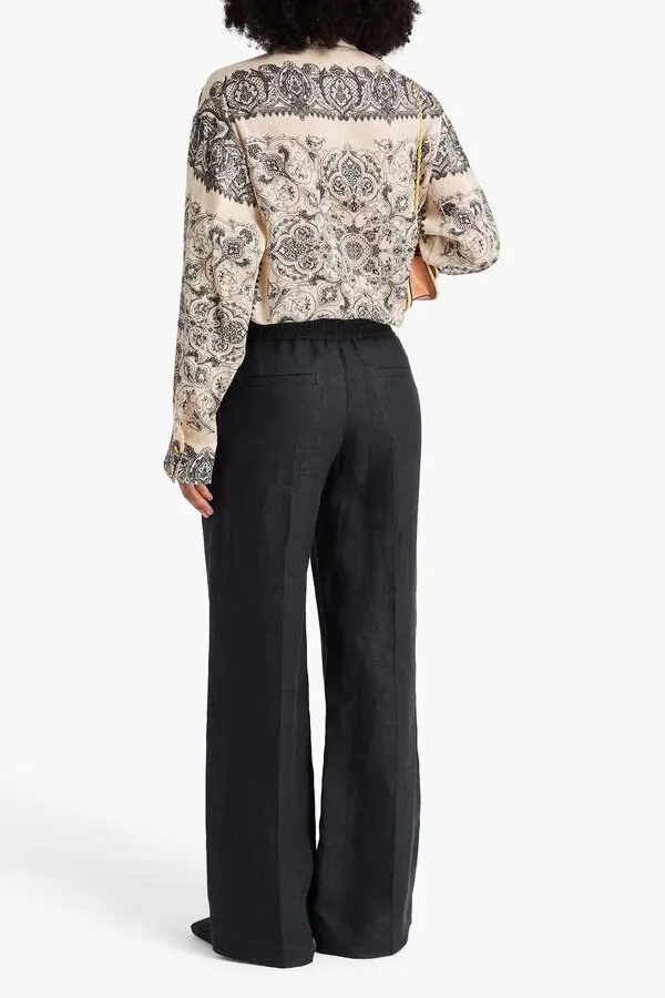 Zimmermann Paisleyprint Ramie Shirt