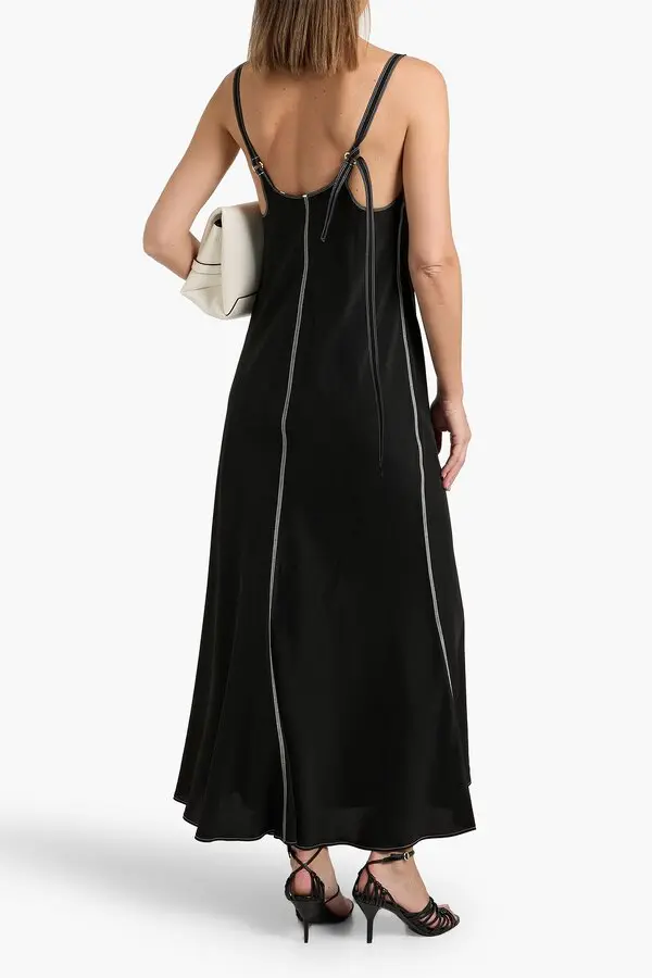 Sportmax Unione Crepe Maxi Dress