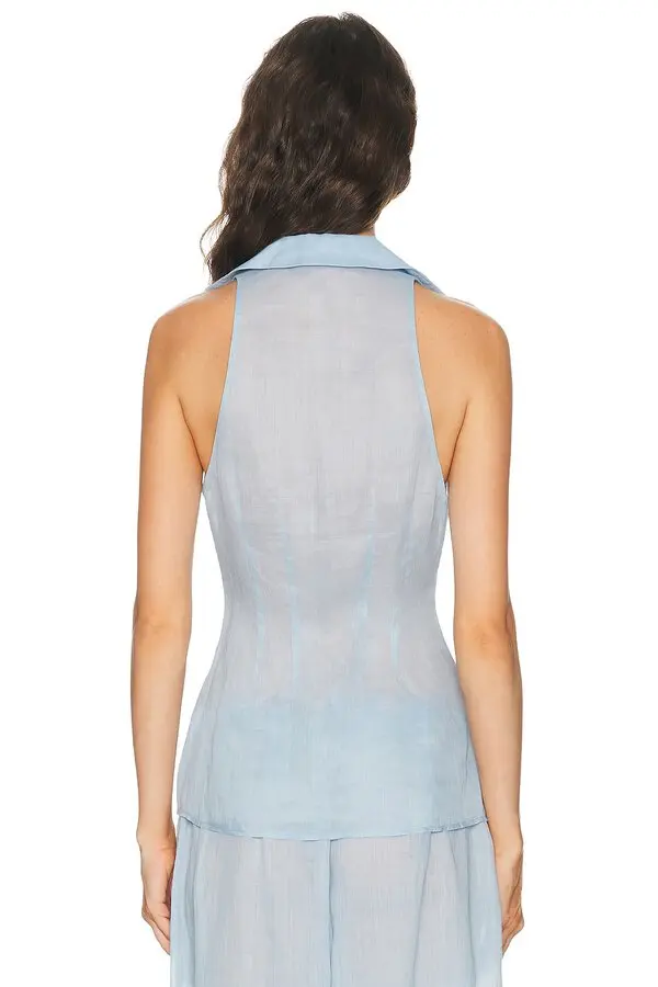 L'academie Darina Top - Sky Blue