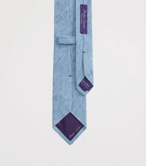 Ralph Lauren Cotton Denim Tie