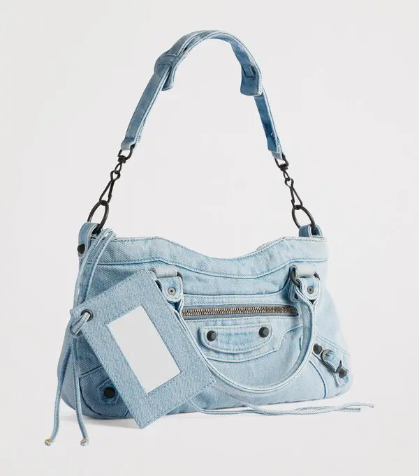 Balenciaga Denim Le City First Top-handle Bag
