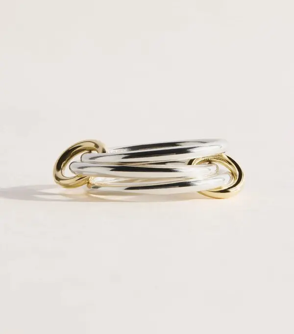 SPINELLI KILCOLLIN Sterling Silver And Yellow Link Ring - Gold