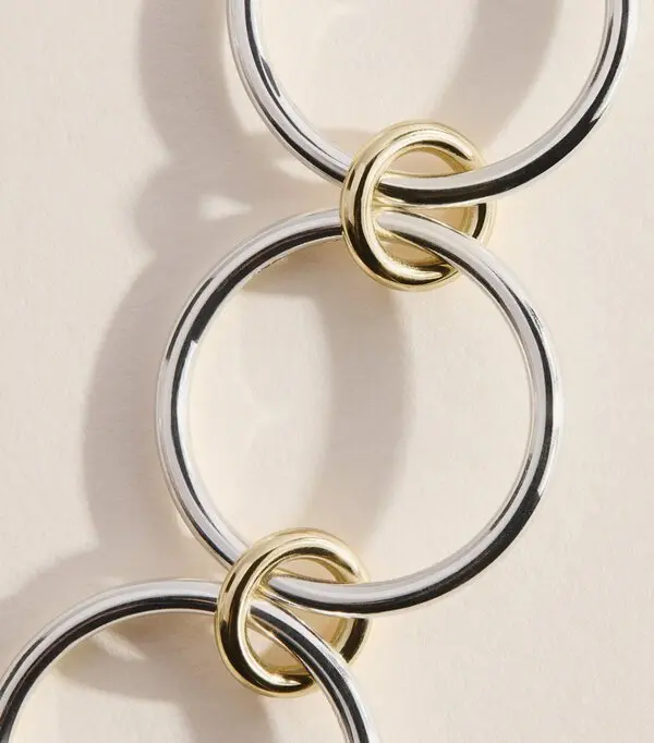 SPINELLI KILCOLLIN Sterling Silver And Yellow Link Ring