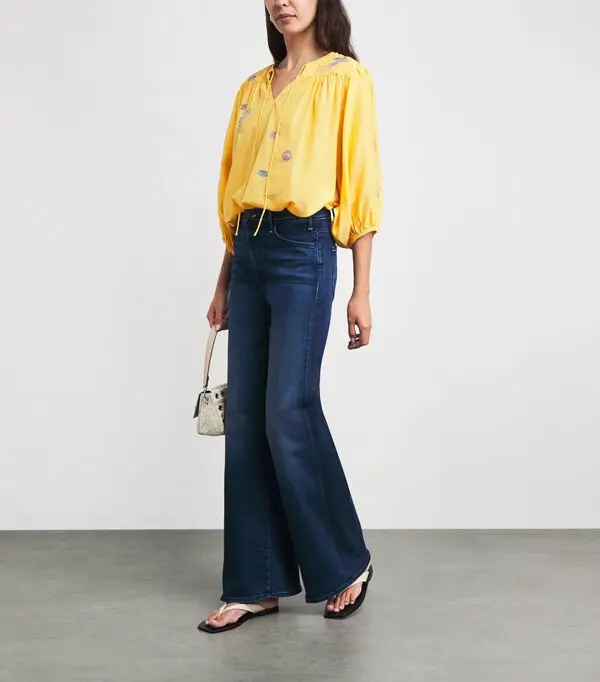 MOTHER The Hustler Roller Sneak Jeans