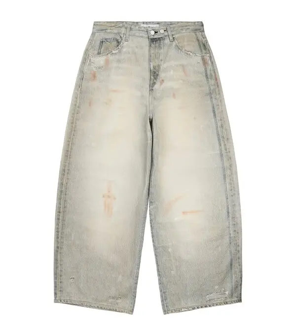 WON HUNDRED Lyon Printed Straight Leg Jeans