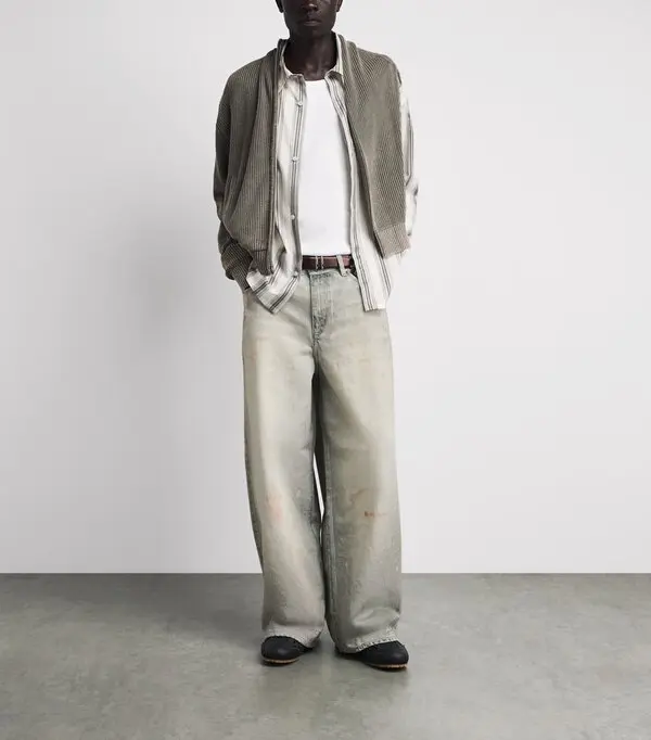 WON HUNDRED Lyon Printed Straight Leg Jeans