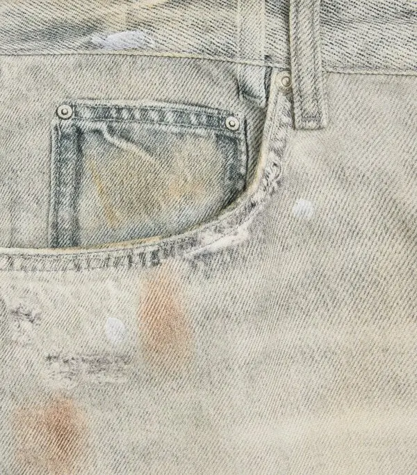 WON HUNDRED Lyon Printed Straight Leg Jeans