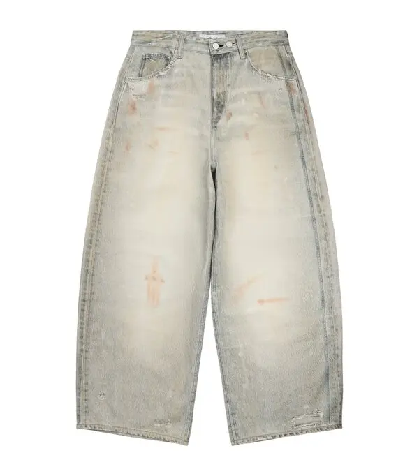 WON HUNDRED Lyon Printed Straight Leg Jeans