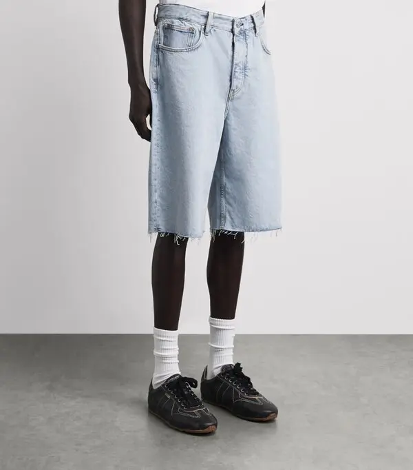 WON HUNDRED Kayce Distressed Denim Shorts