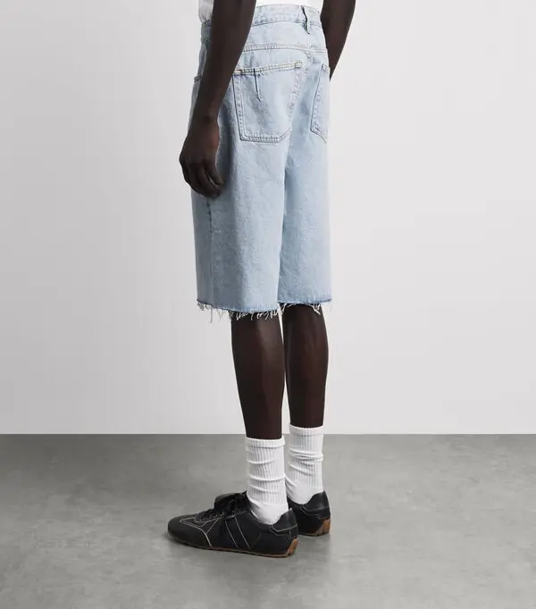 WON HUNDRED Kayce Distressed Denim Shorts