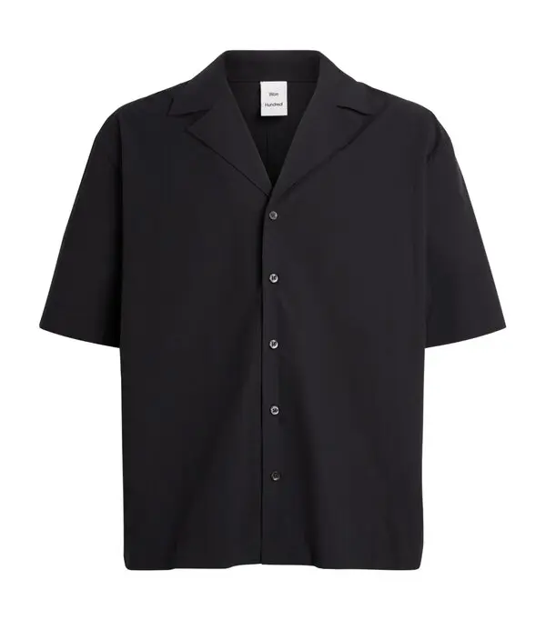 WON HUNDRED Cotton Desmond Shirt - Black
