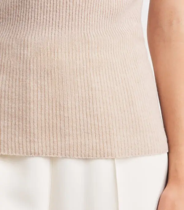 Fabiana Filippi Wool-silk-cashmere Ribbed Sweater