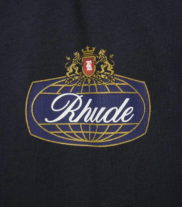 Rhude Cotton Safari Crest T-shirt