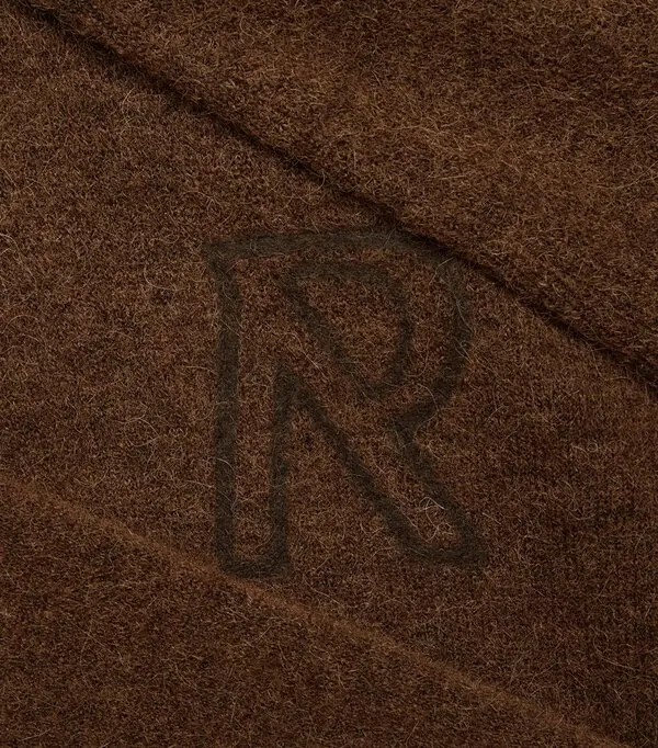 REPRESENT Wool-blend Logo Sweater - Brown