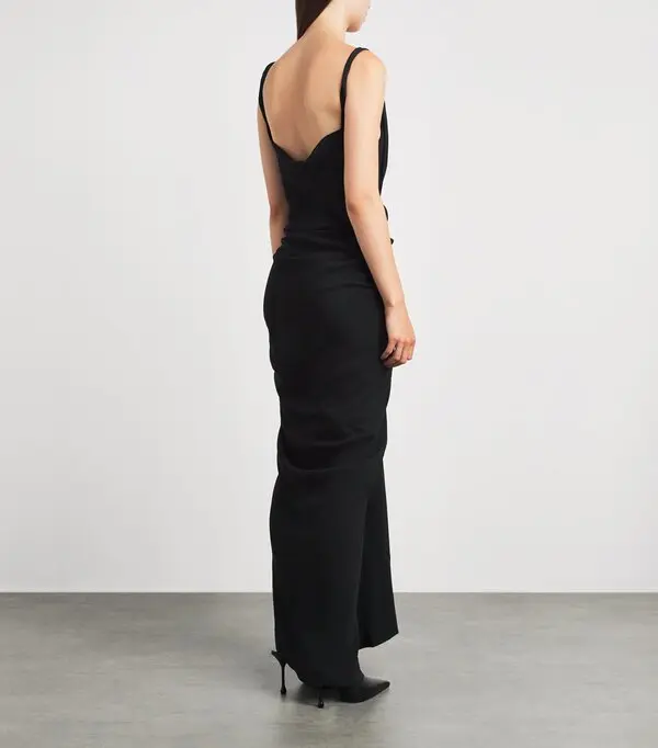 Rick Owens Gathered Maxi Dress