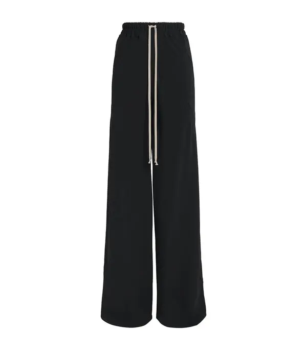Rick Owens Wide-leg Drawstring Trousers - Black