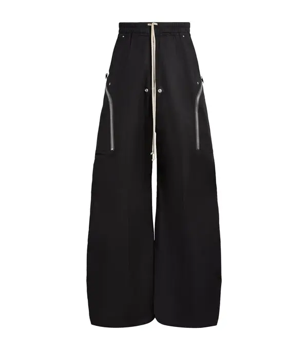 Rick Owens Stretch-cotton Heizer Belas Cargo Trousers