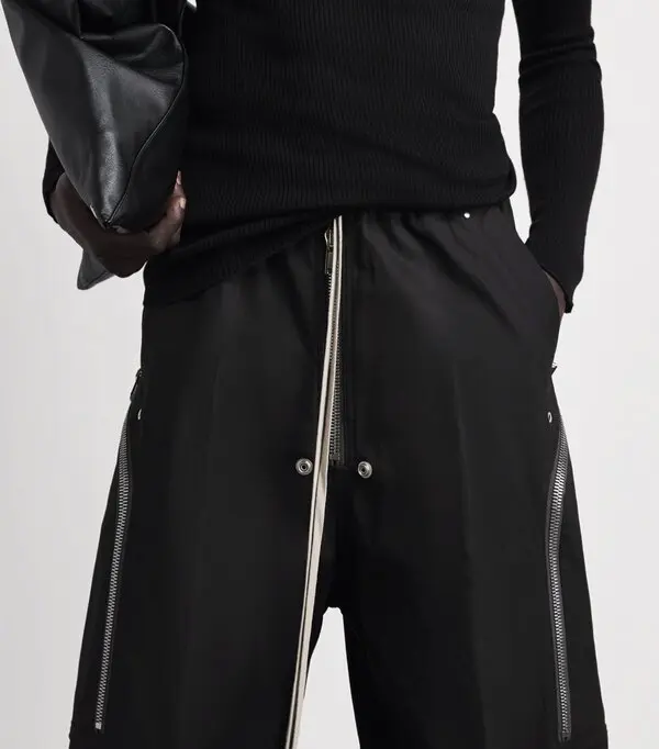 Rick Owens Stretch-cotton Heizer Belas Cargo Trousers