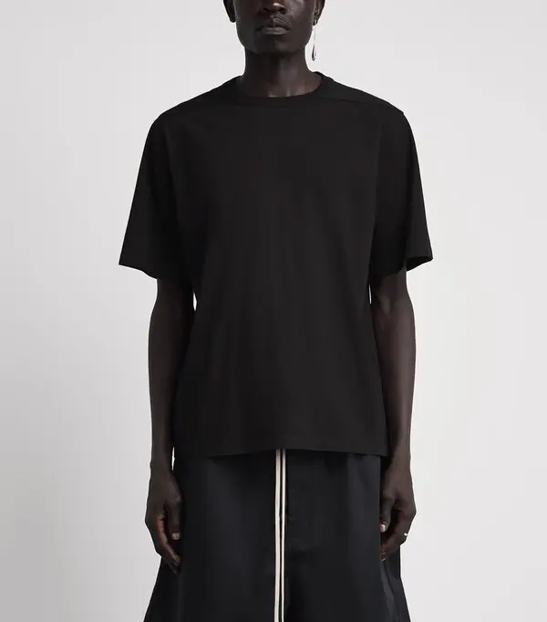 Rick Owens Cotton Jersey Brad T-shirt - Black