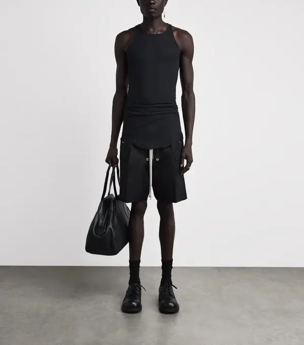 Rick Owens Ribbed Racerback Tank Top