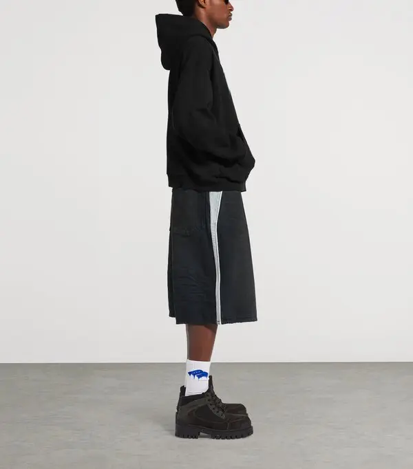 Balenciaga Cotton Paris Thunderstorm Hoodie