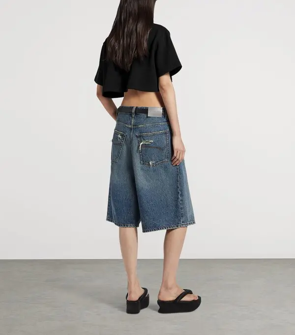 Balenciaga Cotton-blend Cropped T-shirt