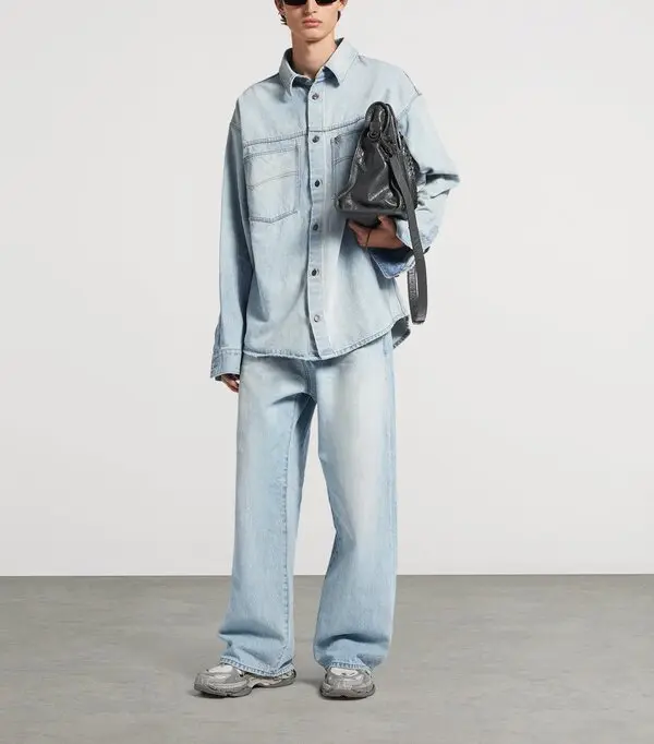 Balenciaga Oversized Denim Shirt