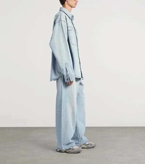 Balenciaga Oversized Denim Shirt