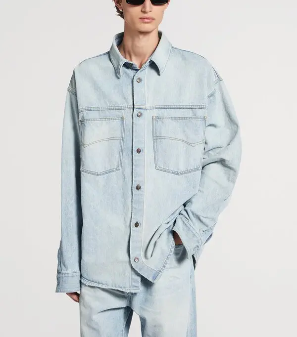Balenciaga Oversized Denim Shirt