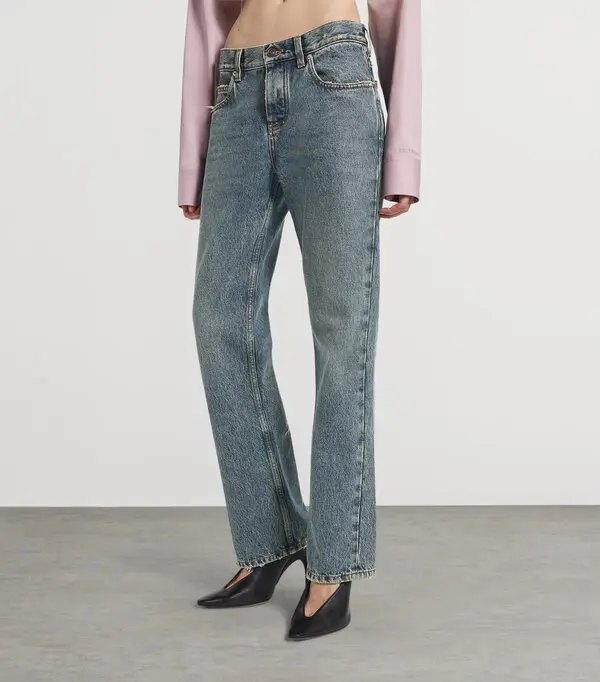 Balenciaga Straight-leg Mid-rise Jeans