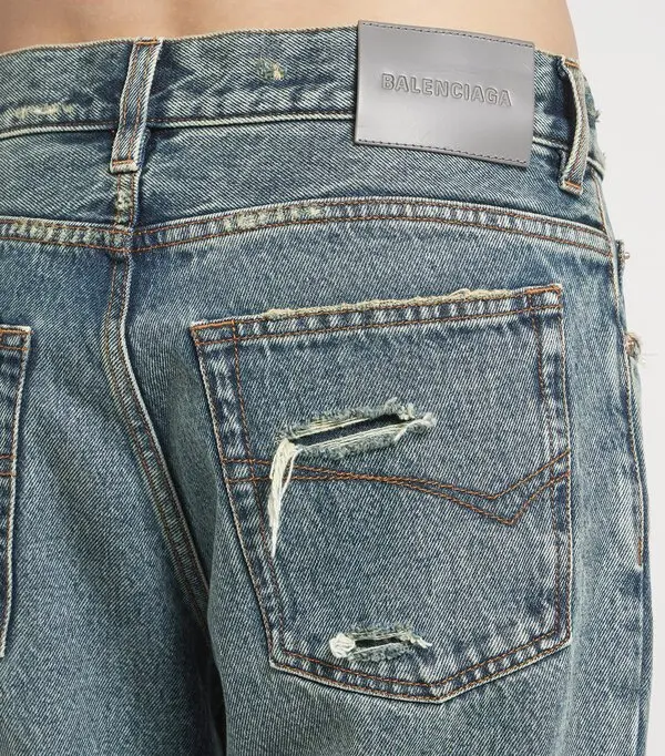 Balenciaga Straight-leg Mid-rise Jeans