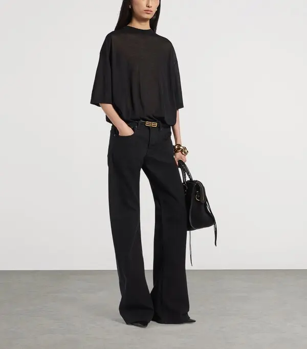 Balenciaga Cotton-blend T-shirt Bodysuit