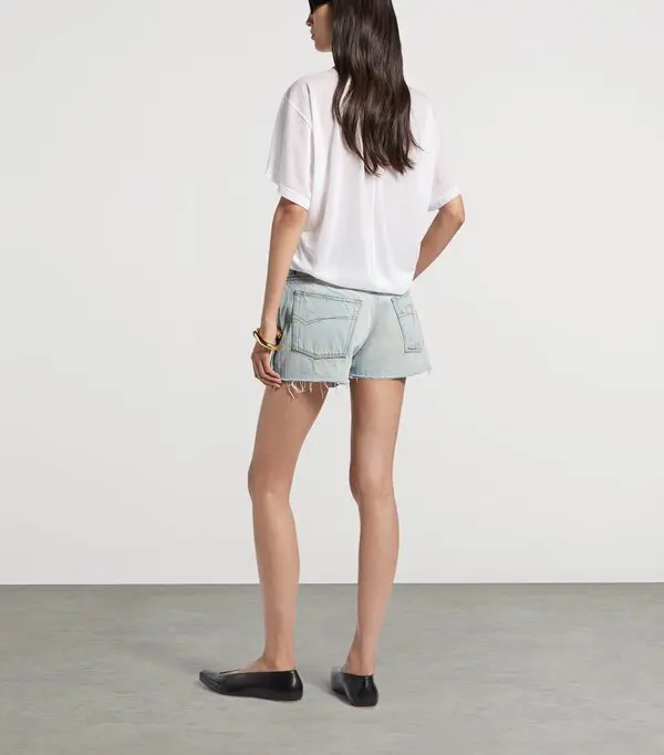 Balenciaga Denim Mini Skort