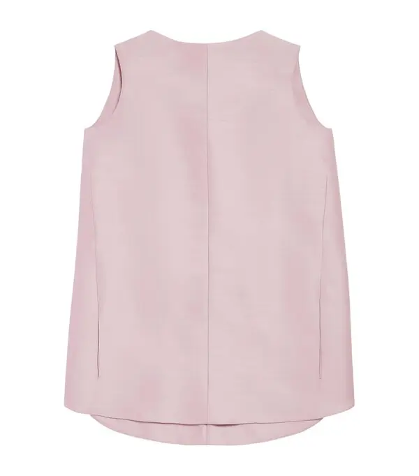 Balenciaga Wool-silk A-line Mini Dress