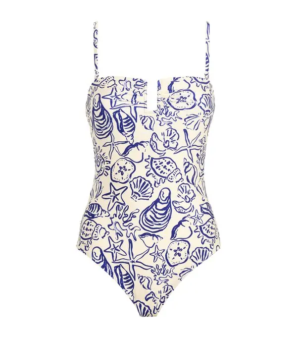 Simkhai Ottilie One-piece Swimsuit - Blue
