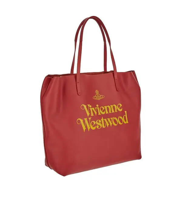 VIVIENNE WESTWOOD Studio Logo-print Tote Bag