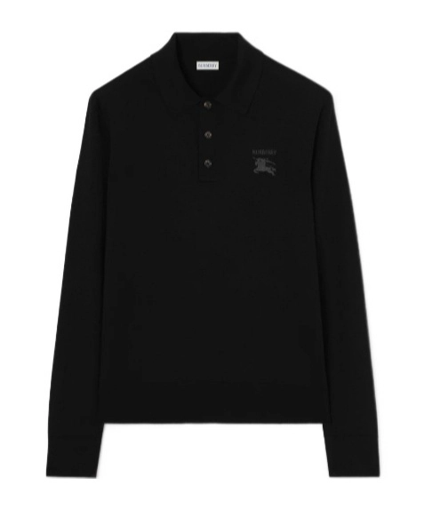 Burberry Emory Ekd Long-sleeve Polo Shirt