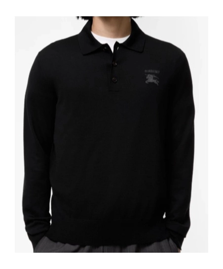 Burberry Emory Ekd Long-sleeve Polo Shirt