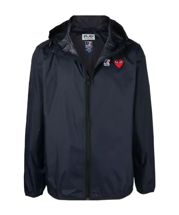 Play Comme Des Garcon X K-way Hooded Jacket