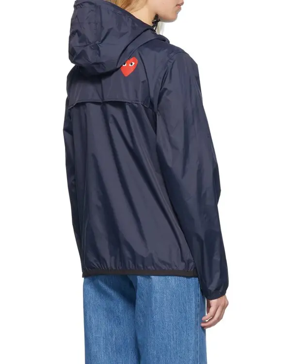 Play Comme Des Garcon X K-way Hooded Jacket