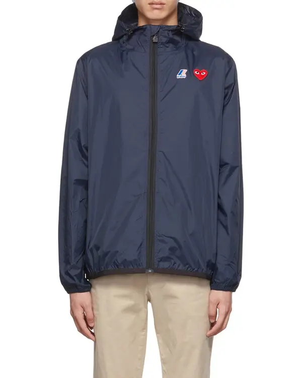 Play Comme Des Garcon X K-way Hooded Jacket