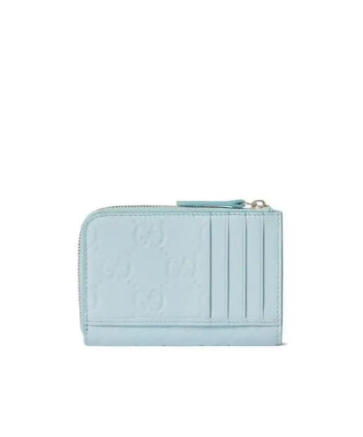 Gucci Gg Emblem Zip Card Case