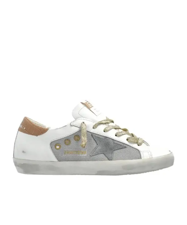 GOLDEN GOOSE Super Star Lace-up Sneakers - Gray