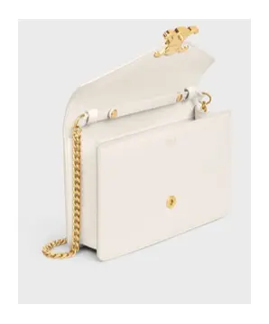 Celine Wallet On Chain Margo In Shiny Calfskin