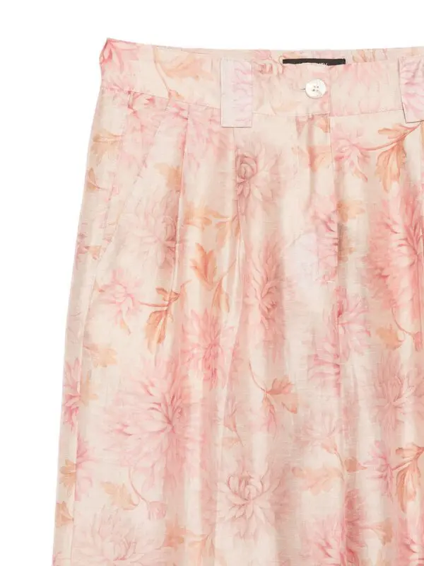 Seventy Floral Print Palazzo Pants