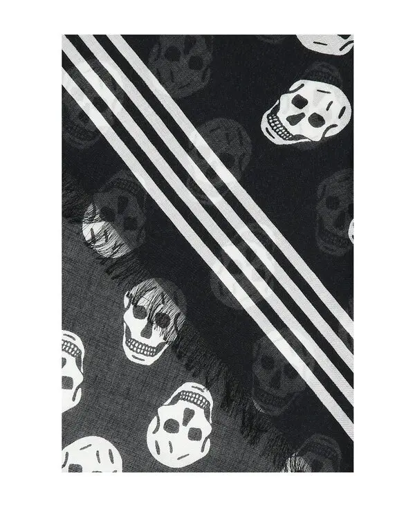 Alexander McQueen Biker Skull Scarf