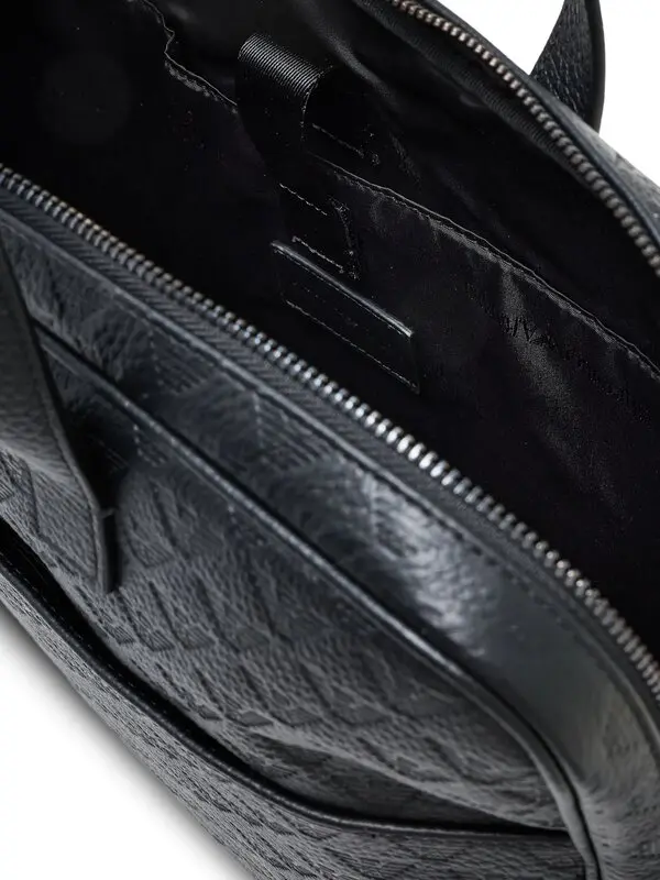 Emporio Armani Logo Debossed Briefcase