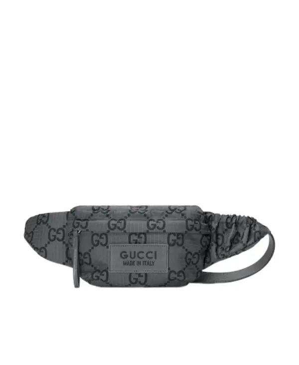 Gucci Gg Monogram Belt Bag - Black