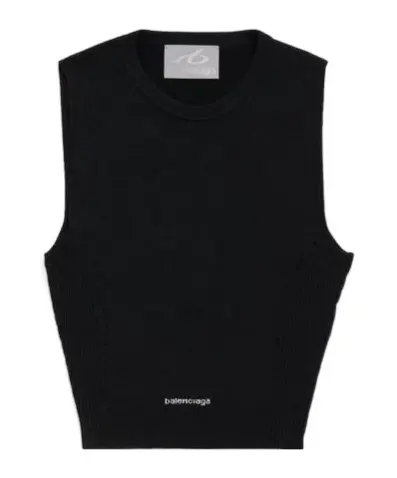 Balenciaga Techwear Cropped Tank Top